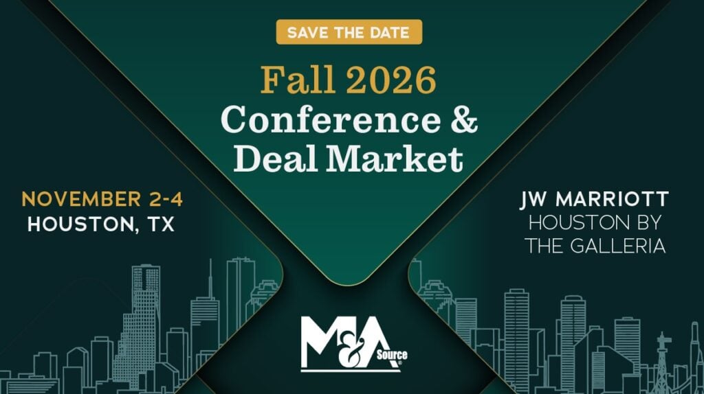 Join Us for the 2026 Fall Conference & Deal Market